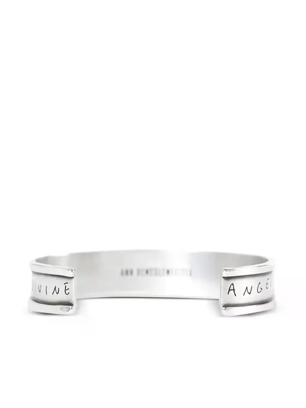 ANN DEMEULEMEESTER Engraved Cuff Bracelet