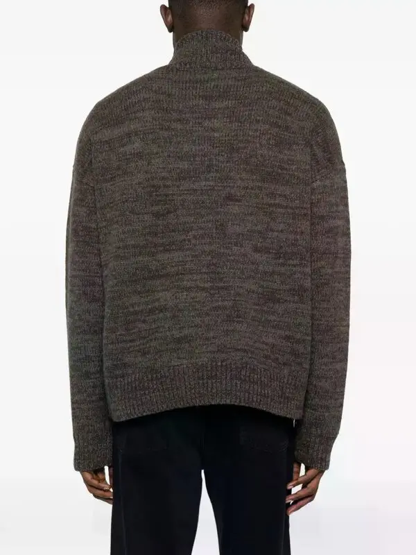 ÉTUDES STUDIO Funnel-neck Logo Sweater