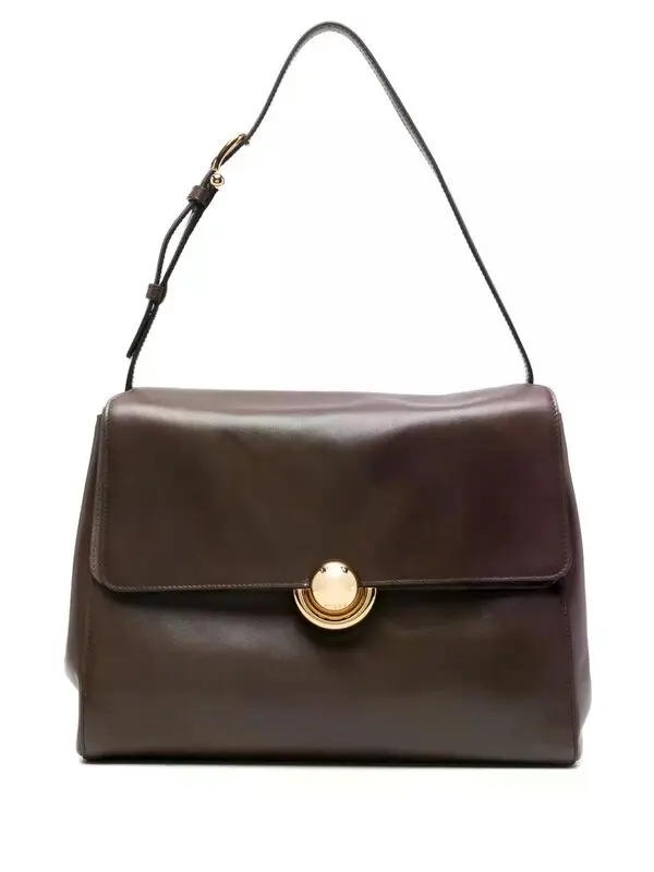 Furla Domus Circular-detail Leather Shoulder Bag