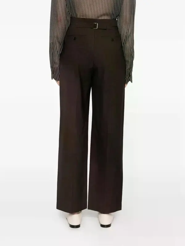 LOW CLASSIC Pleated-front Trousers