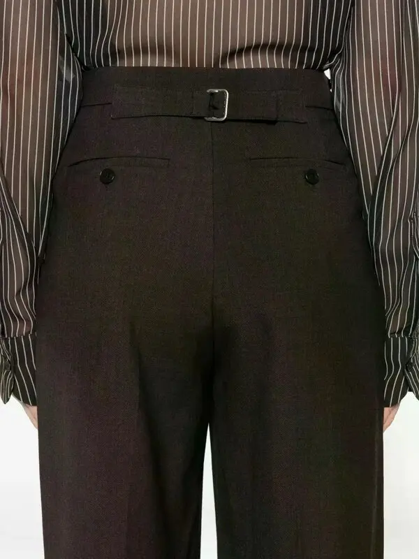 LOW CLASSIC Pleated-front Trousers