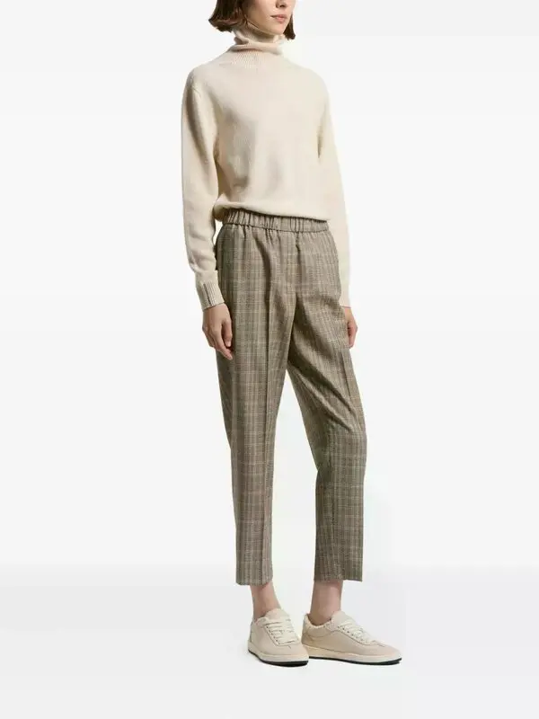 Peserico Check-pattern Trousers
