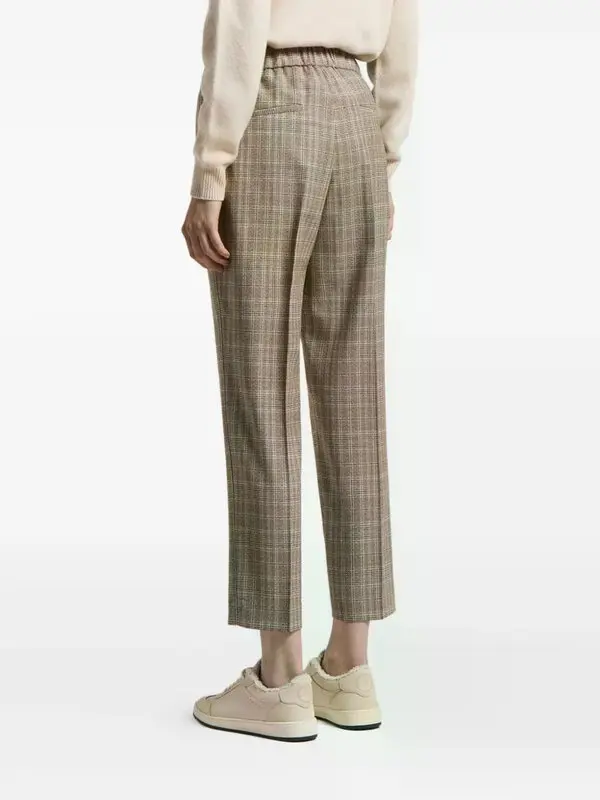 Peserico Check-pattern Trousers
