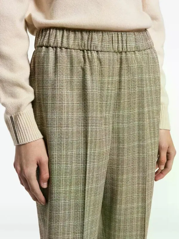 Peserico Check-pattern Trousers