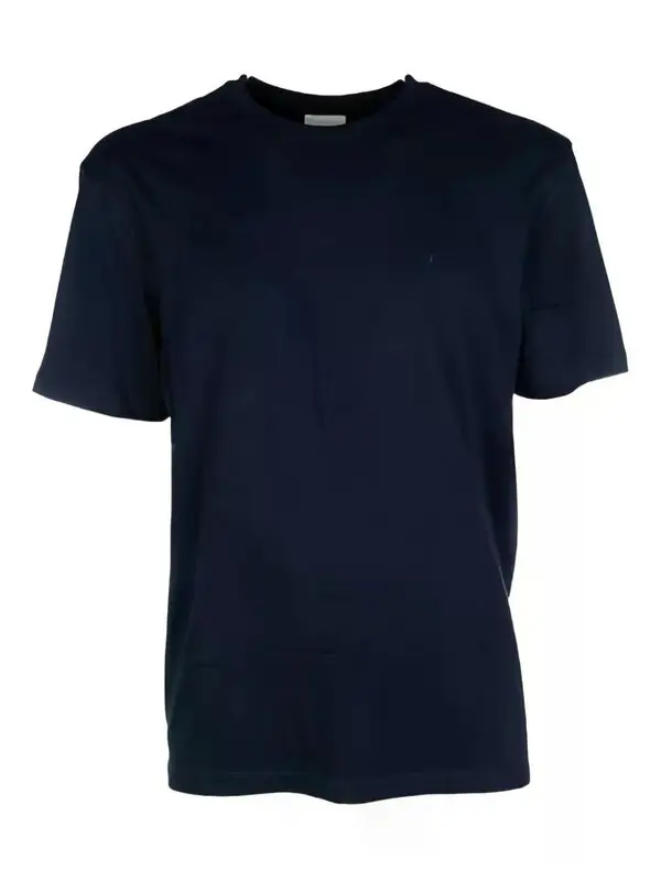 Calvin Klein Embroidered-logo T-shirt - Blue