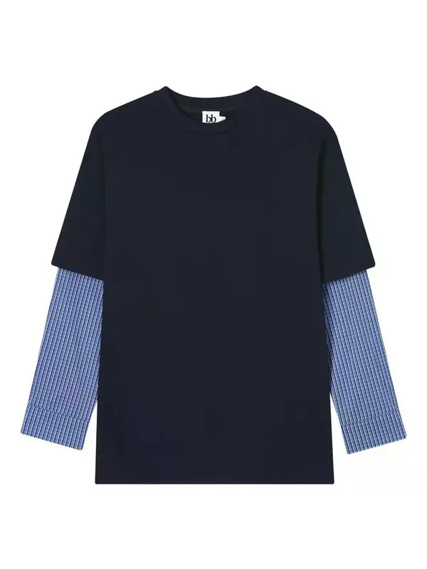 B+AB Layered Cotton T-shirt
