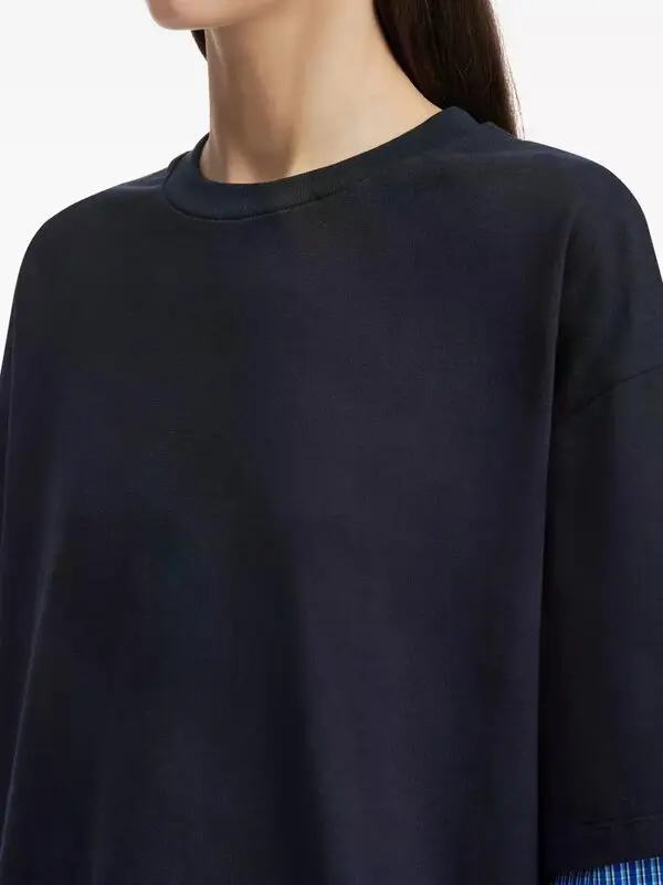 B+AB Layered Cotton T-shirt