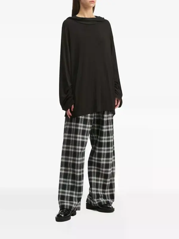 B+AB Hooded Check-print Set