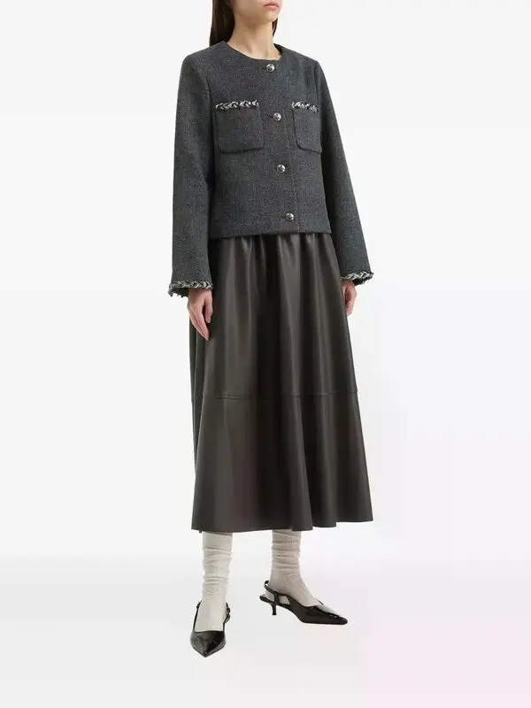 B+AB Braided-trim Pocket Jacket