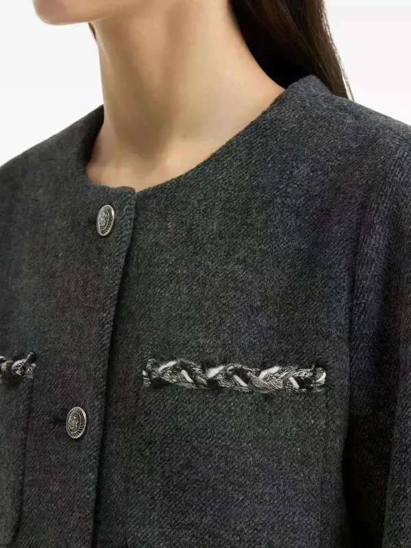 B+AB Braided-trim Pocket Jacket