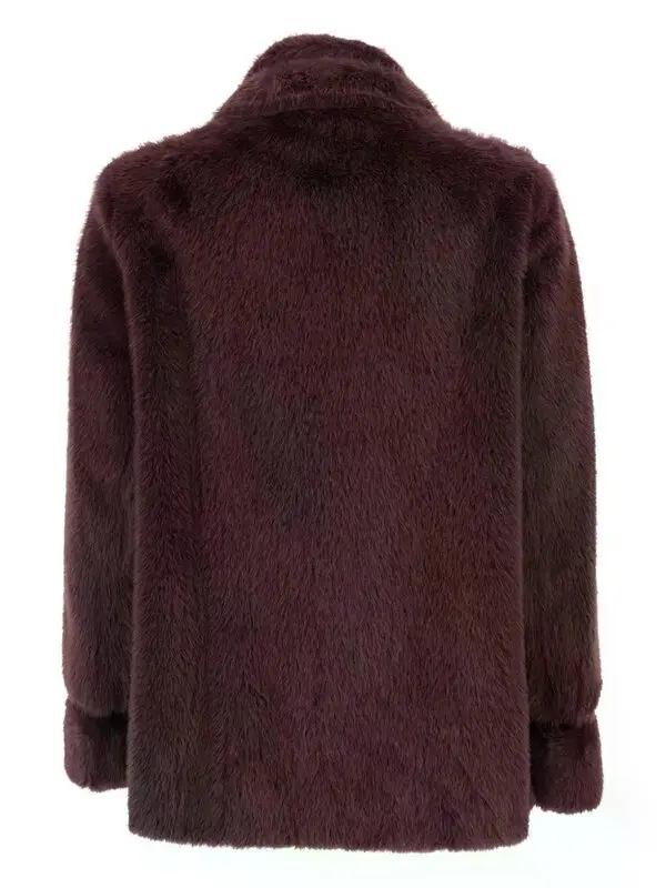 TWINSET Double-breasted Faux-fur Jacket