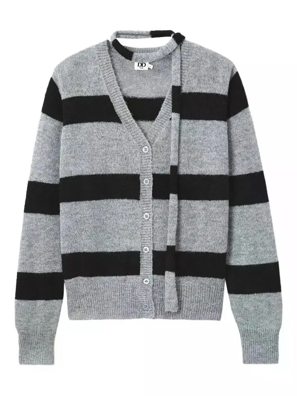 B+AB Striped Cardigan