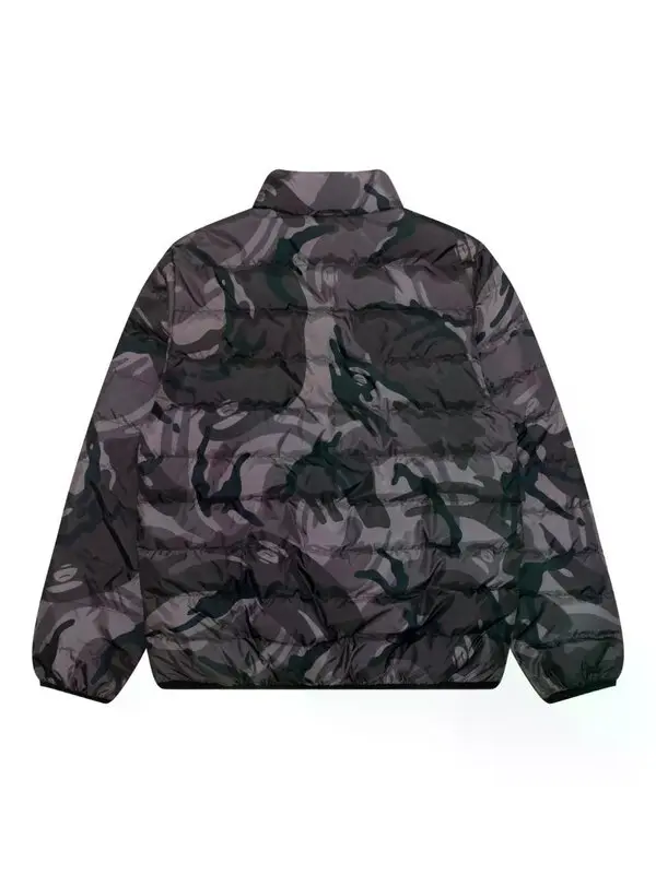 AAPE BY *A BATHING APE® Camouflage-pattern Reversible Padded Jacket