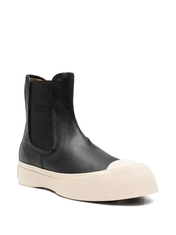 Marni Elastic-panel Leather Boots