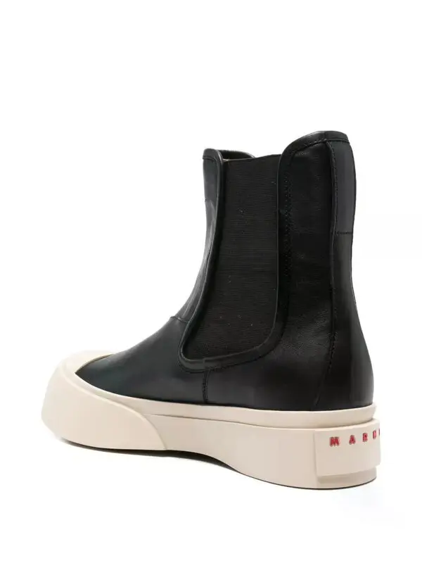 Marni Elastic-panel Leather Boots