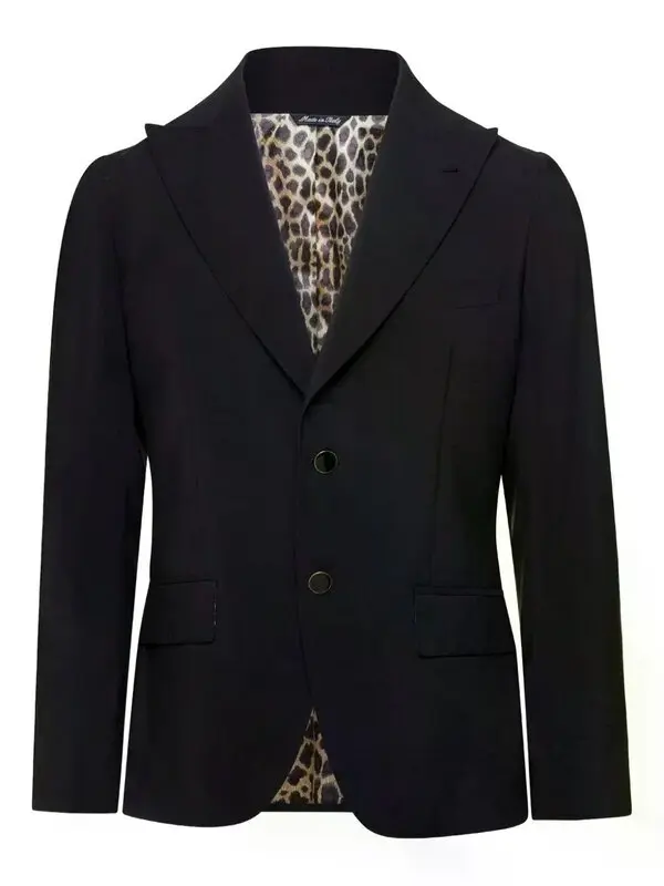 REVERES 1949 Single-breasted Blazer - Black