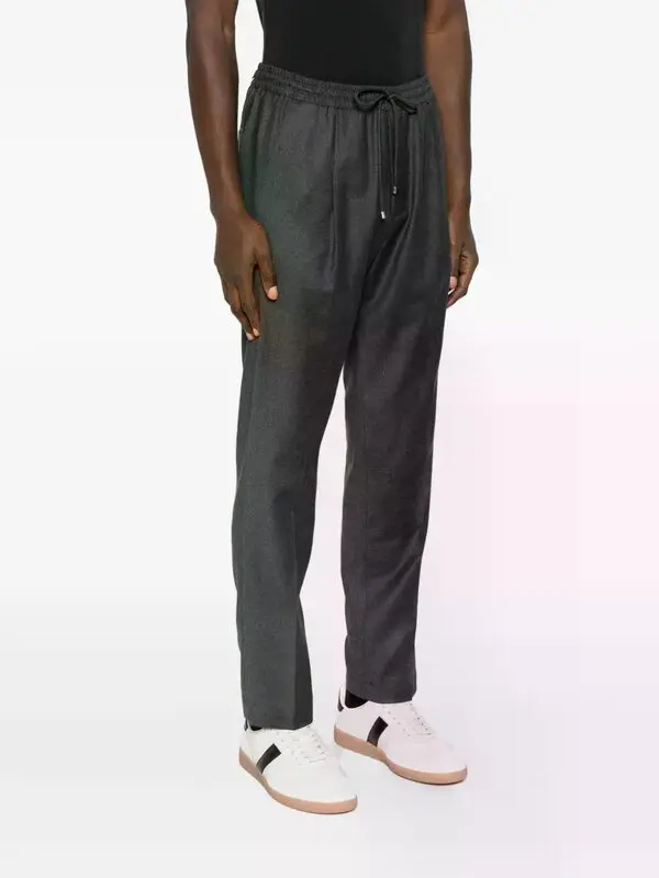 BRIGLIA 1949 Pleated Drawstring Trousers - Grey