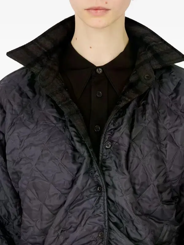 MAISON MARGIELA Quilted Check-collar Jacket