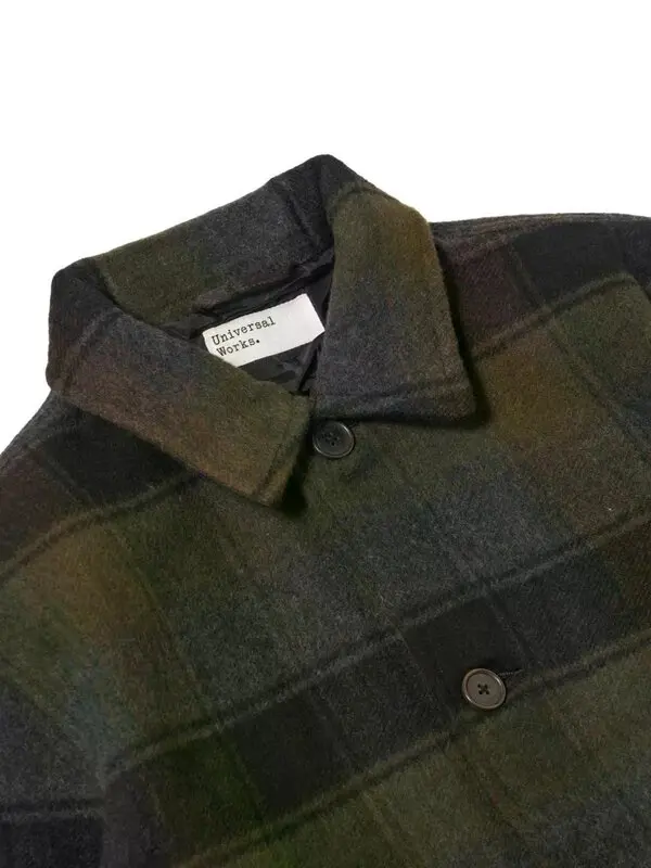 Universal Works Button-fastening Checked Jacket
