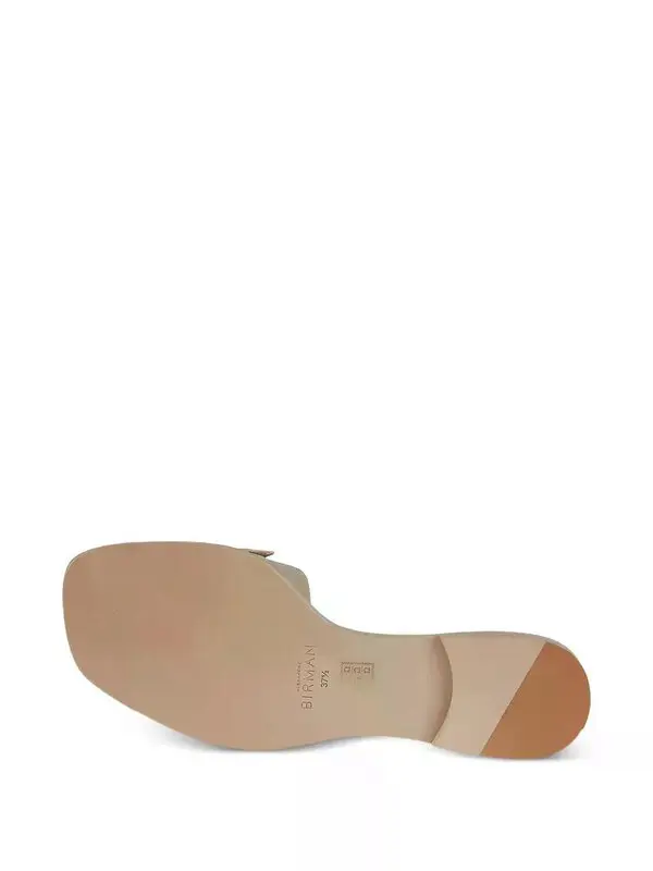 ALEXANDRE BIRMAN Maxi Clarita Bow-detail Leather Sandals - Neutrals