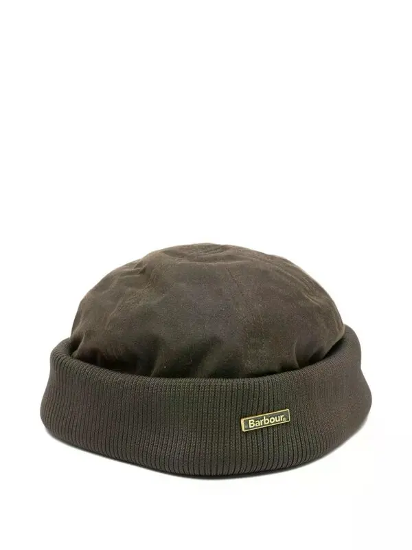 Barbour Cotton Ribbed-brim Hat - Green