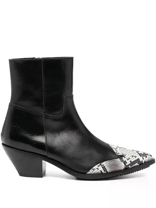 Junya Watanabe 50mm Snakeskin-print Boots