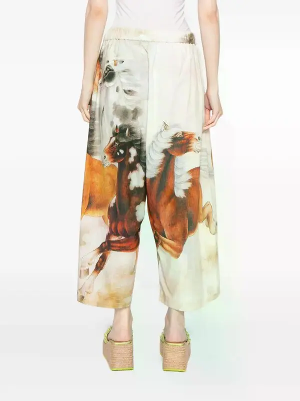 PENULTIMATE Graphic-print Trousers