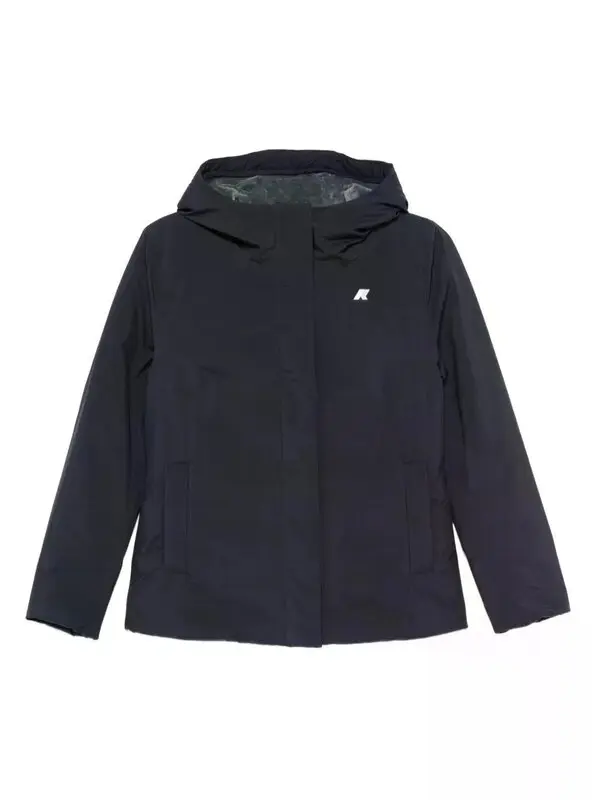 K-WAY Hooded Padded Jacket - Blue