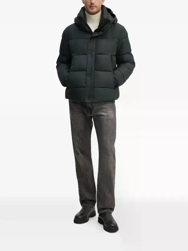 BOSS Quilted Hooded Puffer Jacket