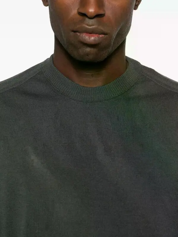 C.P. COMPANY Lens-detail Crew-neck Sweater - Grey