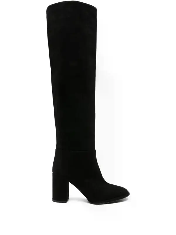 LE SILLA Block-heel Suede Boots