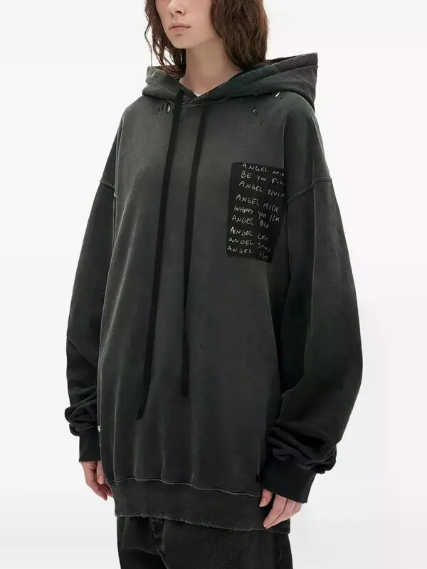 ANN DEMEULEMEESTER Cotton Drawstring Hoodie