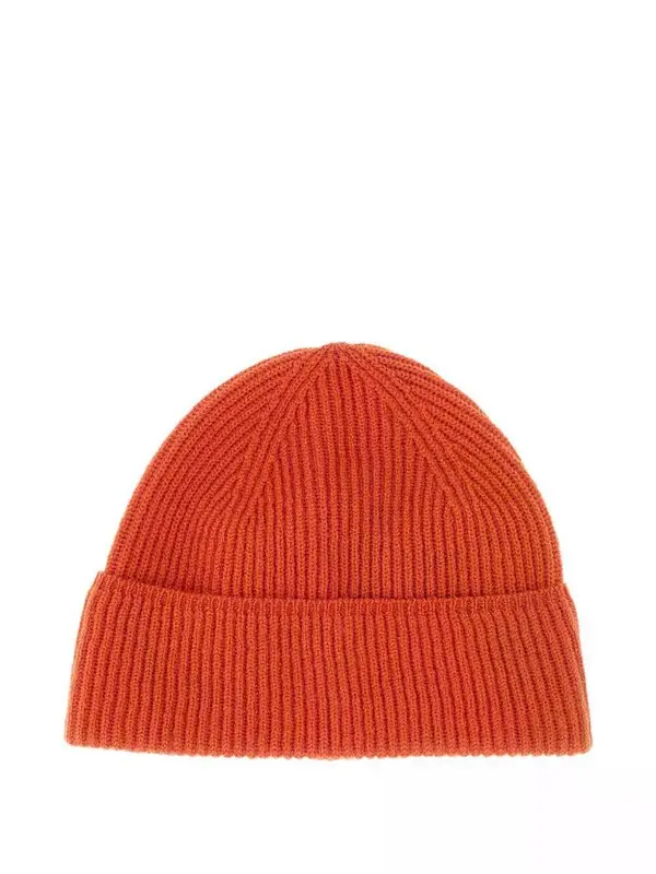 PAS NORMAL STUDIOS Ribbed Merino Wool Beanie - Orange
