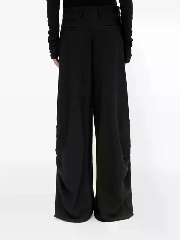 ANN DEMEULEMEESTER Draped-detail Pants