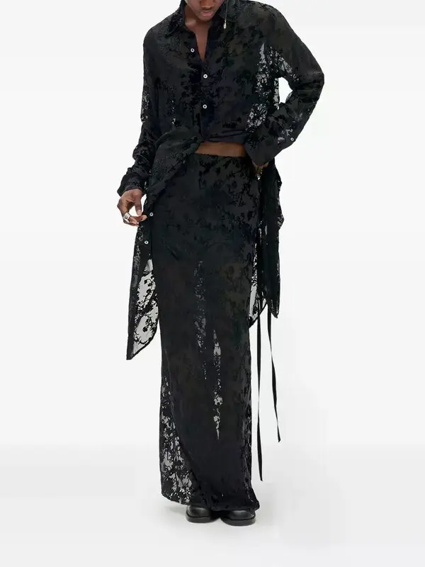 ANN DEMEULEMEESTER Eveline Long Skirt