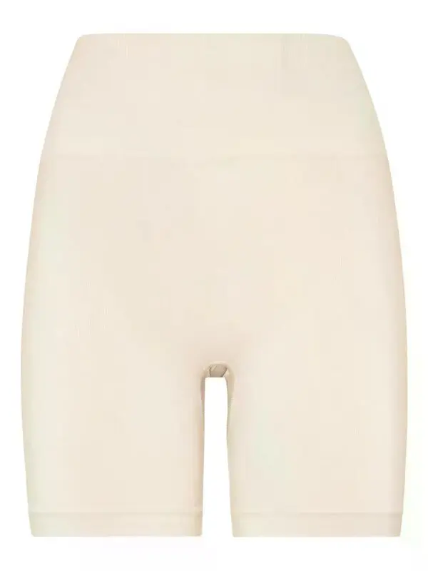 PLEIN SPORT Logo-waist Cycling Shorts - Neutrals
