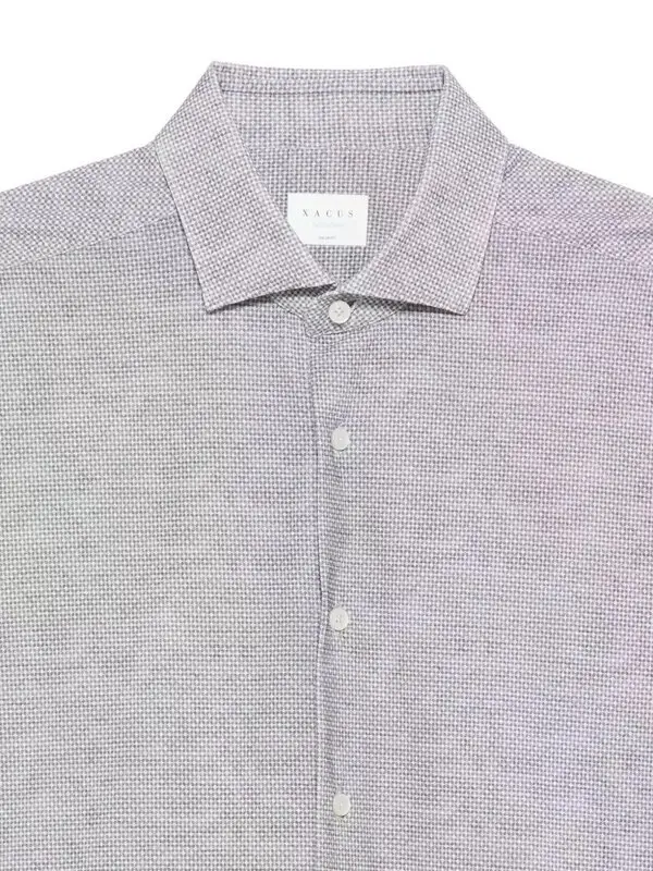 XACUS Micro Patterned Button-down Shirt