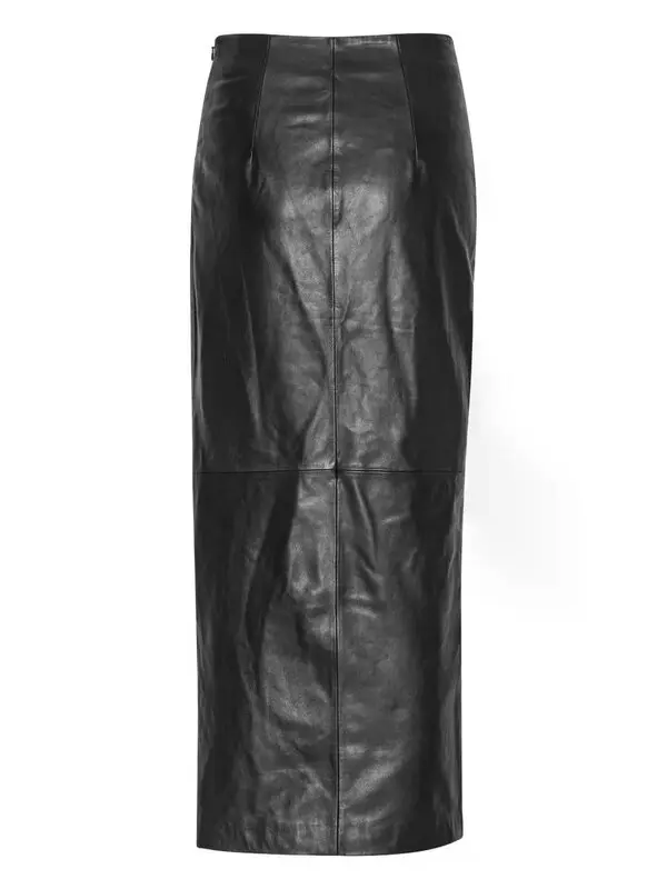 ROTATE BY BIRGER CHRISTENSEN Leather Maxi Skirt