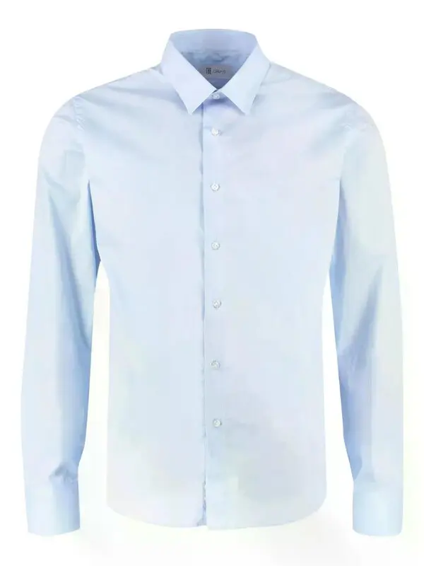 THE (ALPHABET) Cotton-blend Shirt - Blue
