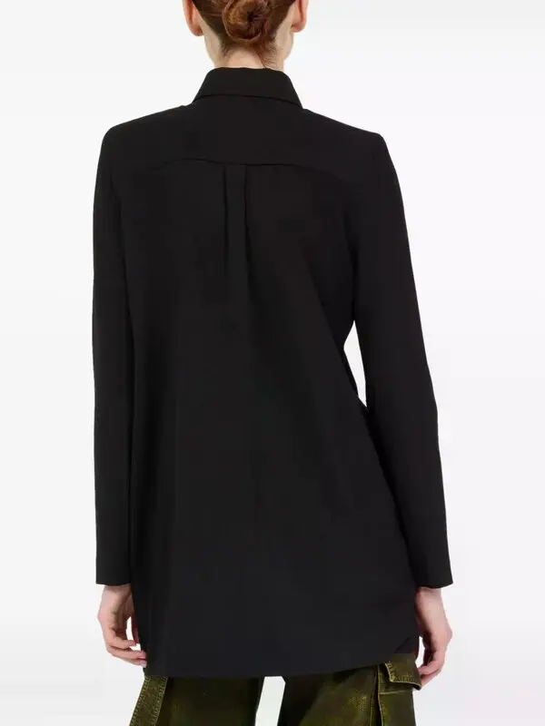 Roberto Cavalli Gold-button Shirt Dress