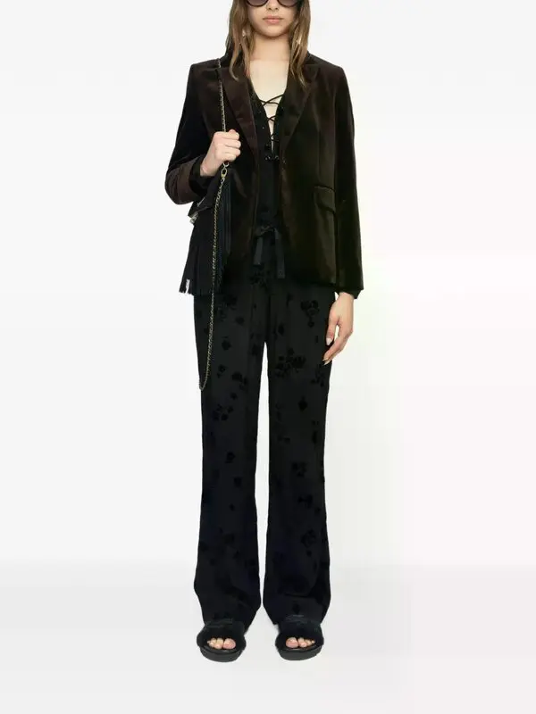 Zadig&Voltaire Floral Drawstring Trousers