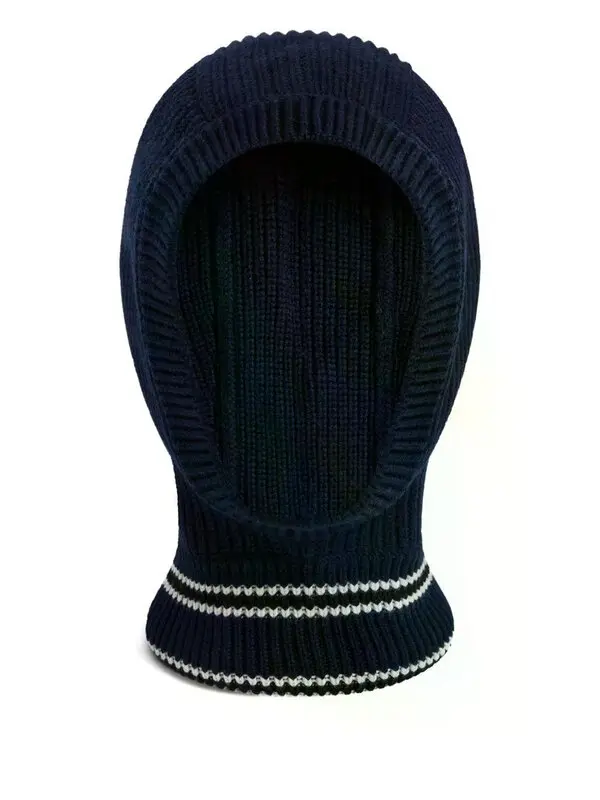 Fusalp Ribbed Wool Balaclava - Blue