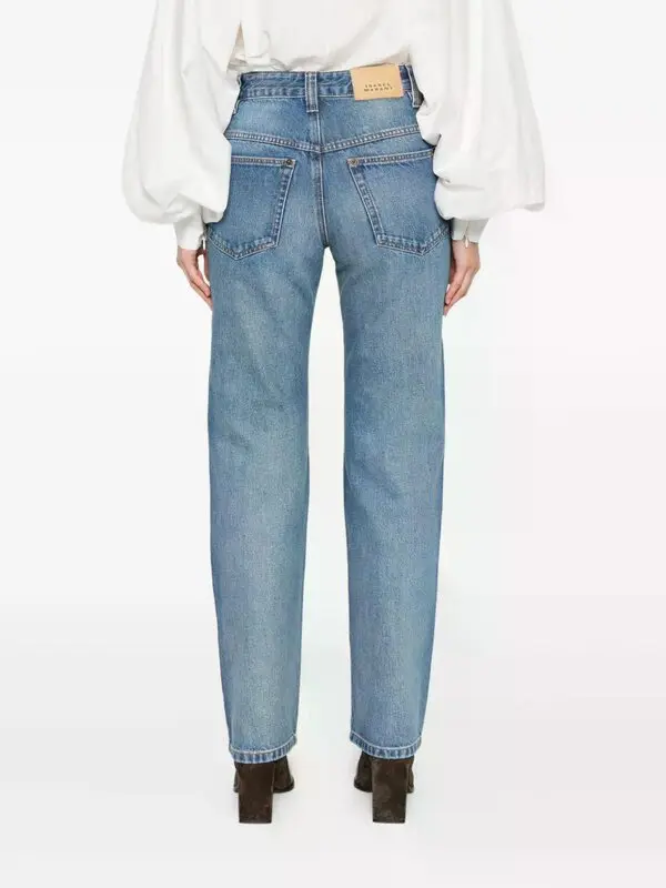 Isabel Marant Buckled Patch-pocket Jeans