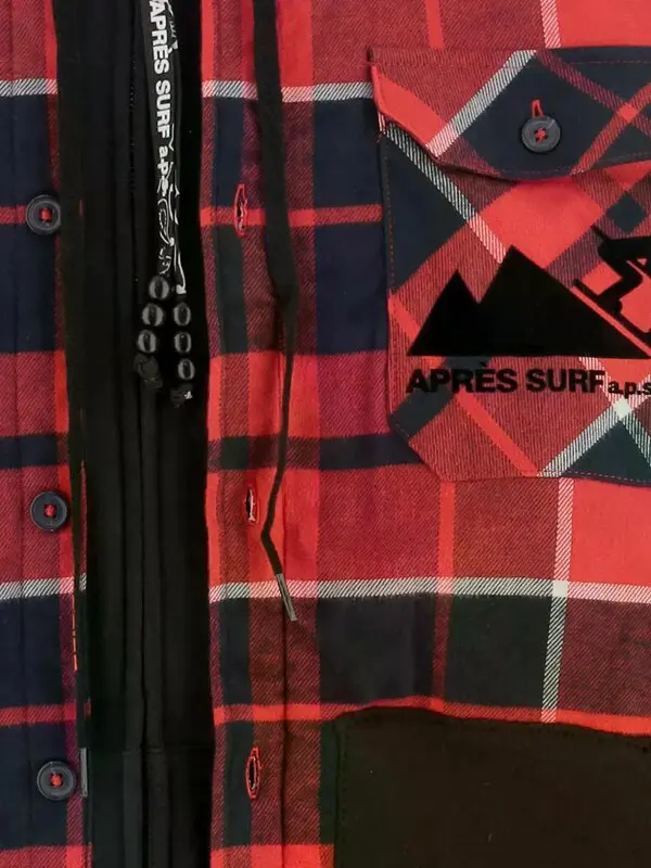 APRÈS SURF Hooded Check-pattern Jacket