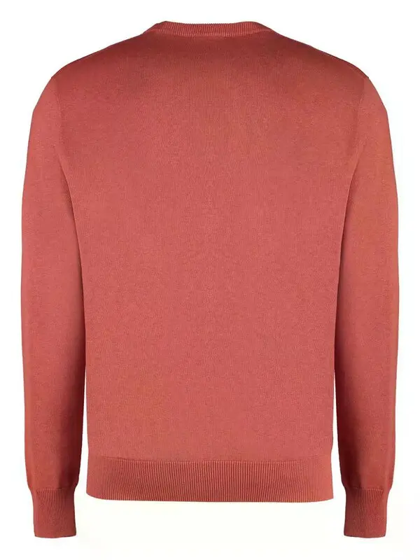 THE (ALPHABET) Ribbed Crew-neck Sweater