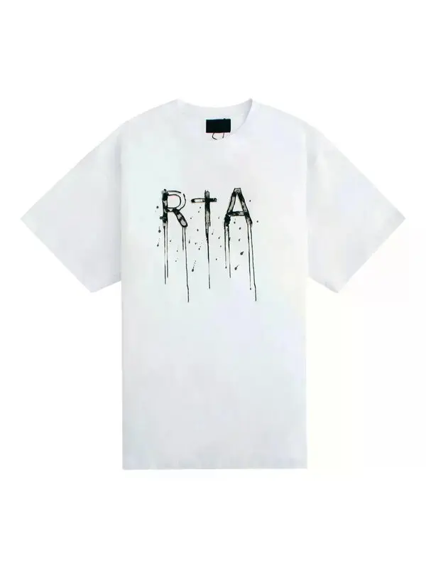 RtA Logo-print T-shirt - White