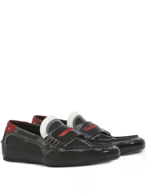Marni Penny-strap Leather Loafers