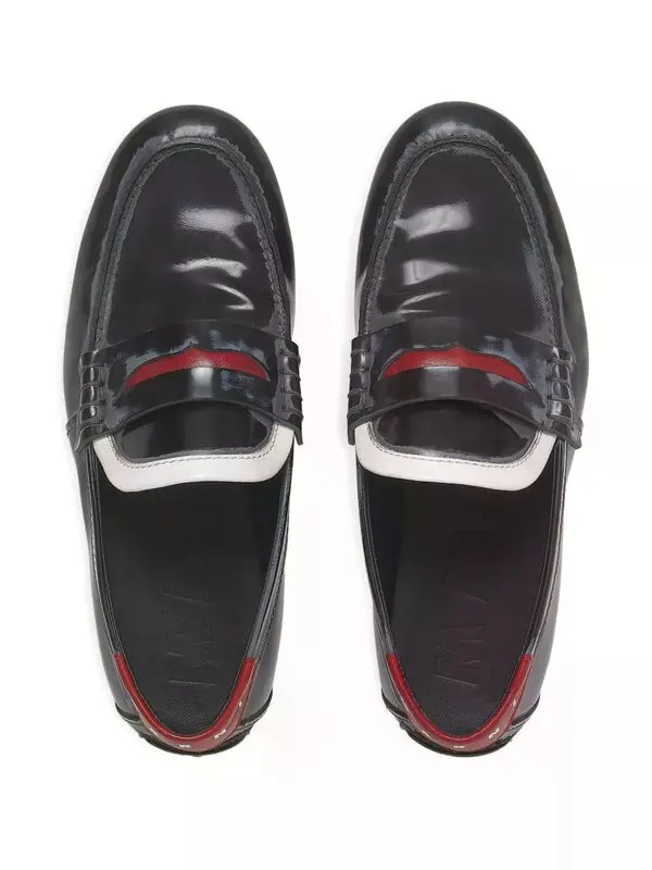 Marni Penny-strap Leather Loafers