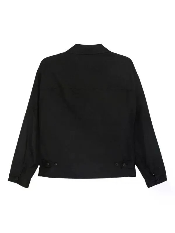Comme Des Garçons Zip-fastening Flap-pocket Jacket