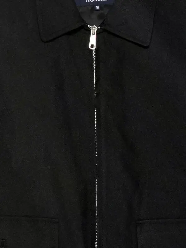 Comme Des Garçons Zip-fastening Flap-pocket Jacket